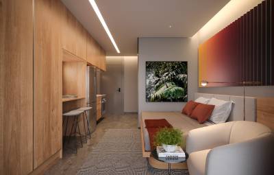 Studios para investir no Zeit Brooklin - Setin